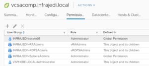 Change vCenter Identity Source from IWA to LDAPS – vTAM