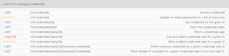 Password management in VCF with Powershell and PowerVCF – vTAM