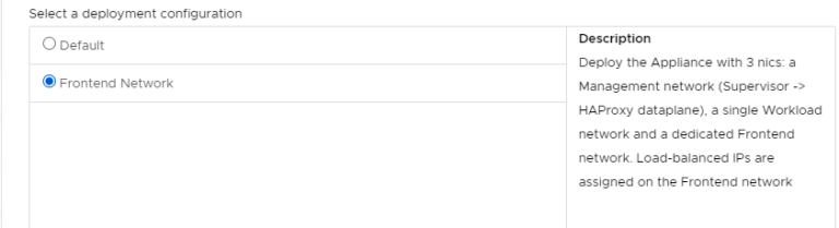vSphere with Tanzu on VDS with HAProxy – vTAM