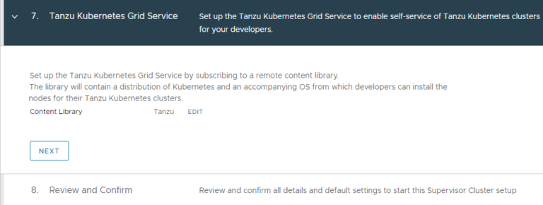 vSphere with Tanzu on VDS with HAProxy – vTAM