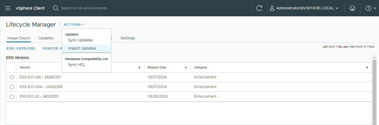 VCF 5.2.1.1 , NSX 4.2.1.1 and ESXi 8.0u3c (vLCM) upgrade – vTAM