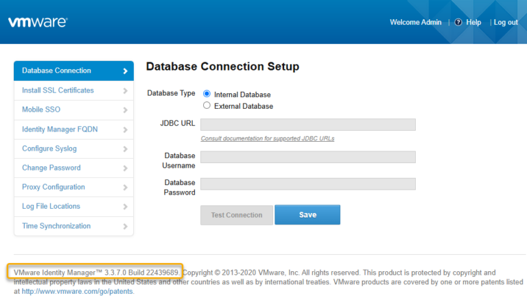 Install VMware Identity Manager (VIDM) Patch CSP-97727 – vTAM